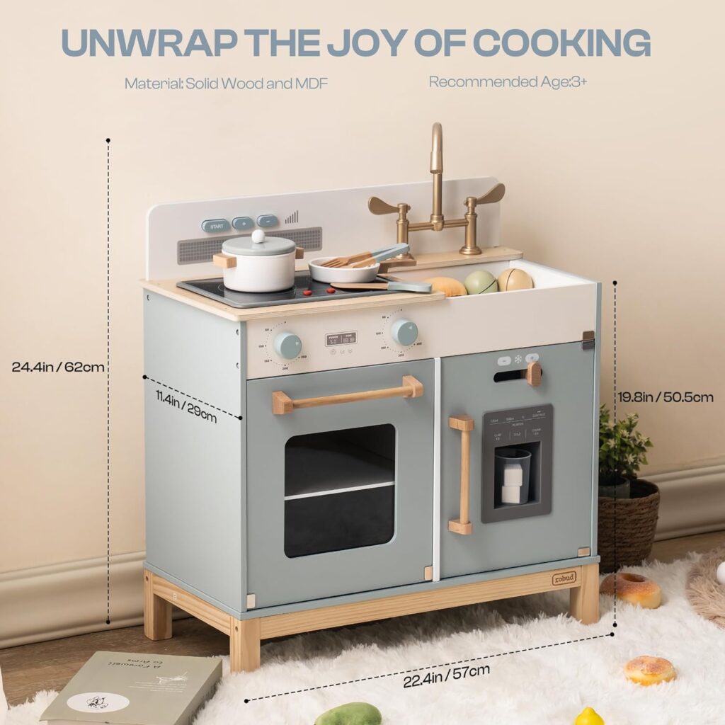ROBUD Montessori Kids Kitchen Playset review – Happy Mami Store